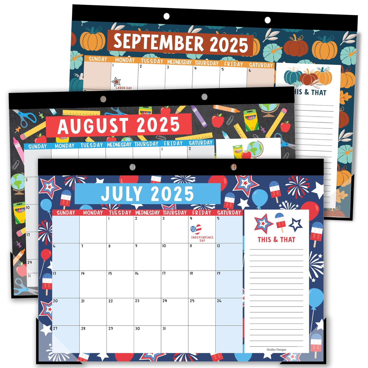 Planners & Calendars Collection – Hadley Designs Prek