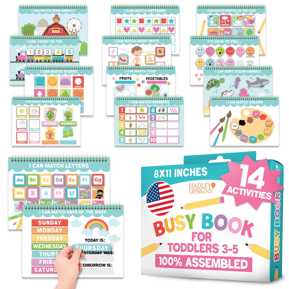 PreK Busy Book – Hadley Designs Prek