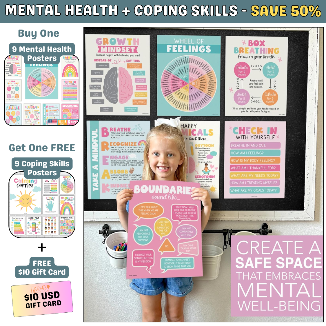 Mental Health + Coping Skills Bundle – Hadley Designs Prek