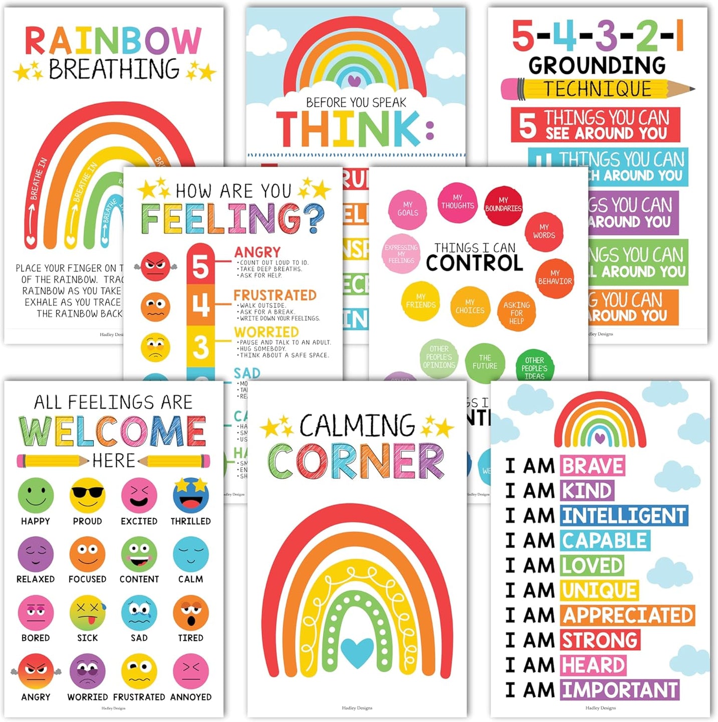 Phonics Foundations Kit: Colorful 9 Poster Pack – Hadley Designs Prek