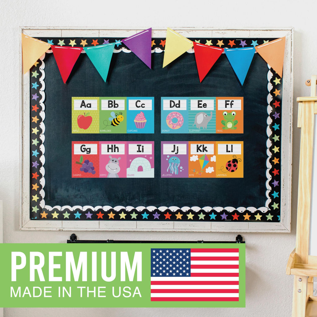 Letters & Numbers Jumpstart Kit: Colorful 12 Poster Pack – Hadley ...