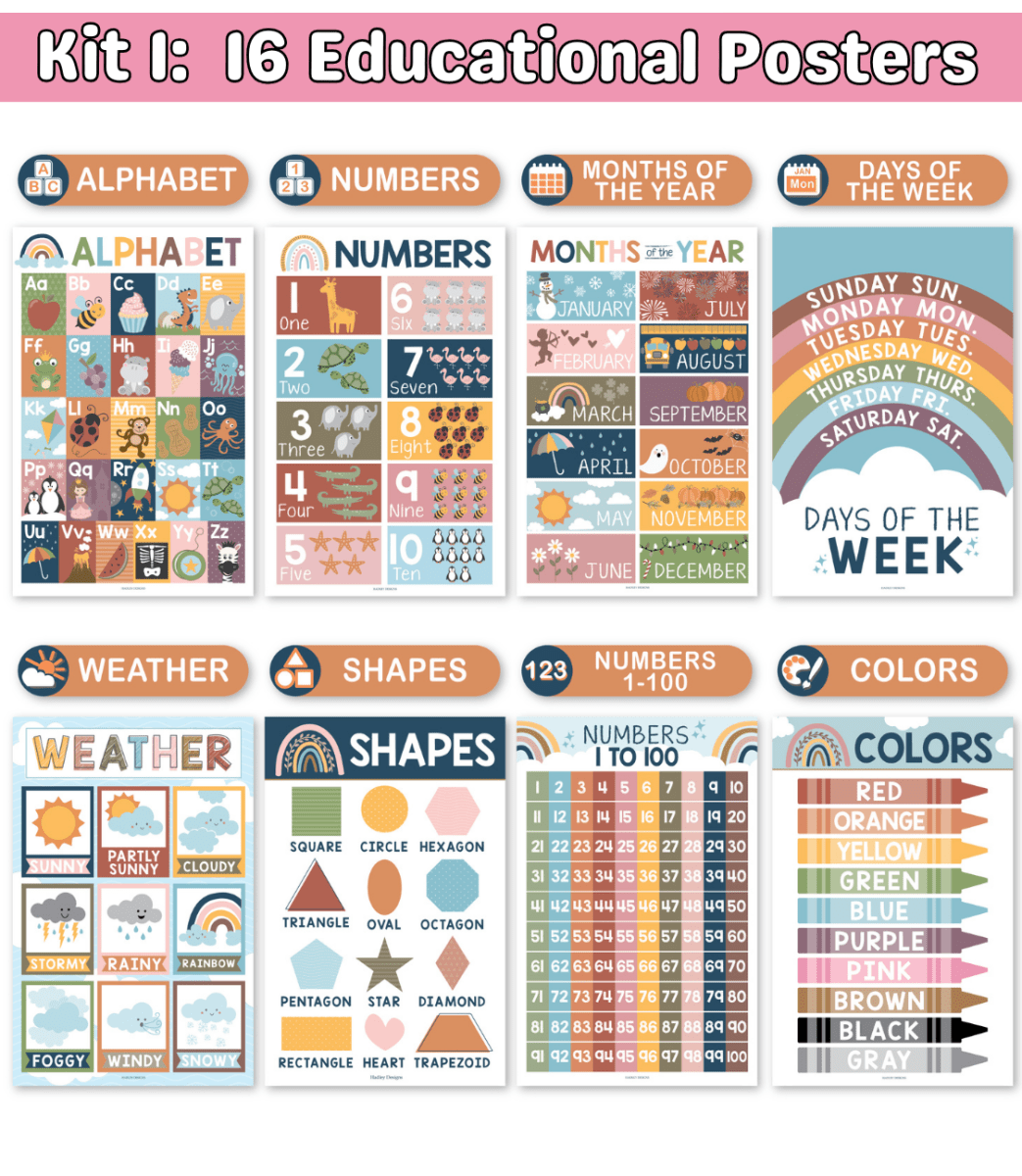 The Preschool Head Start Kit – Hadley Designs Prek